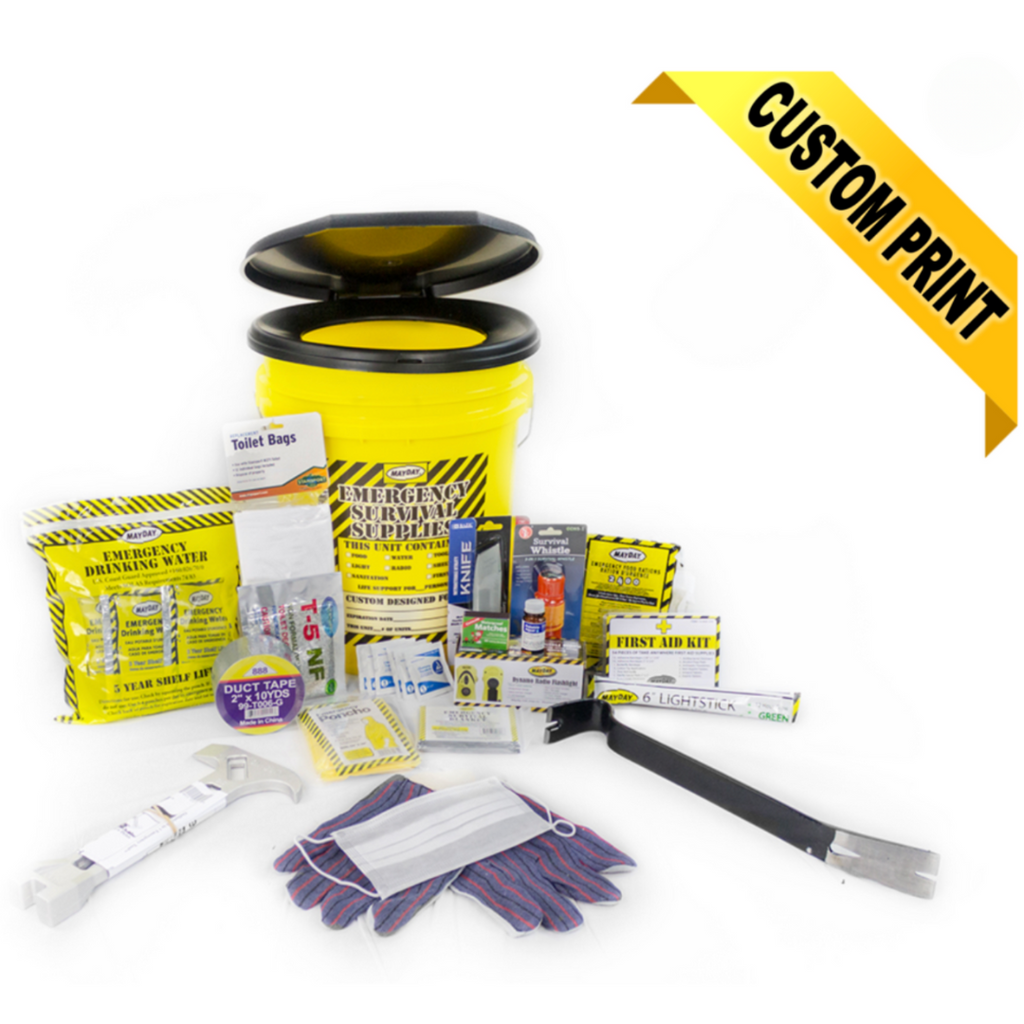 Deluxe Emergency Honey Bucket Kit- 1 Person – Echo-Sigma
