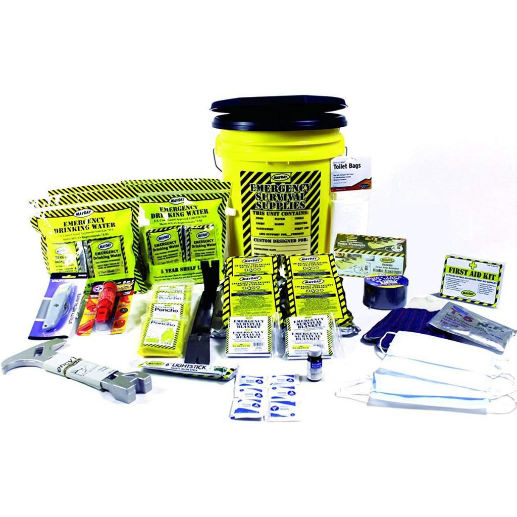 Deluxe Emergency Honey Bucket Kits -4 Person Kit – Echo-Sigma